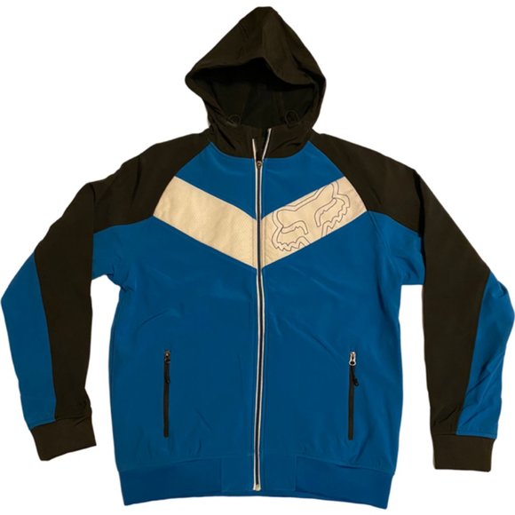 Fox | Jackets & Coats | Fox Bionic Activate Mens Hooded Jacket Blue L ...
